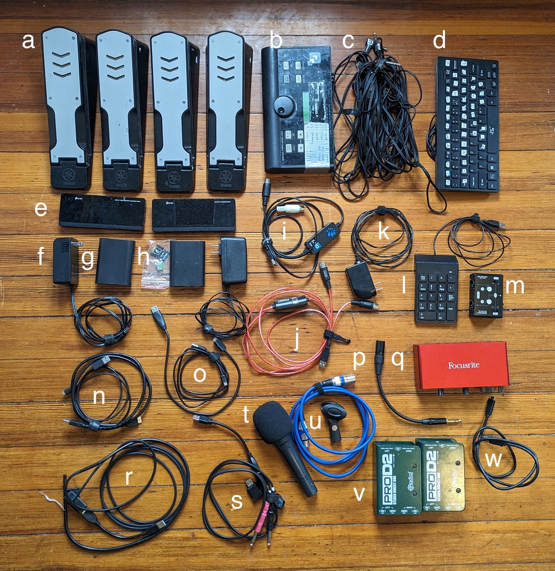 Rhythm Stage Setup Components