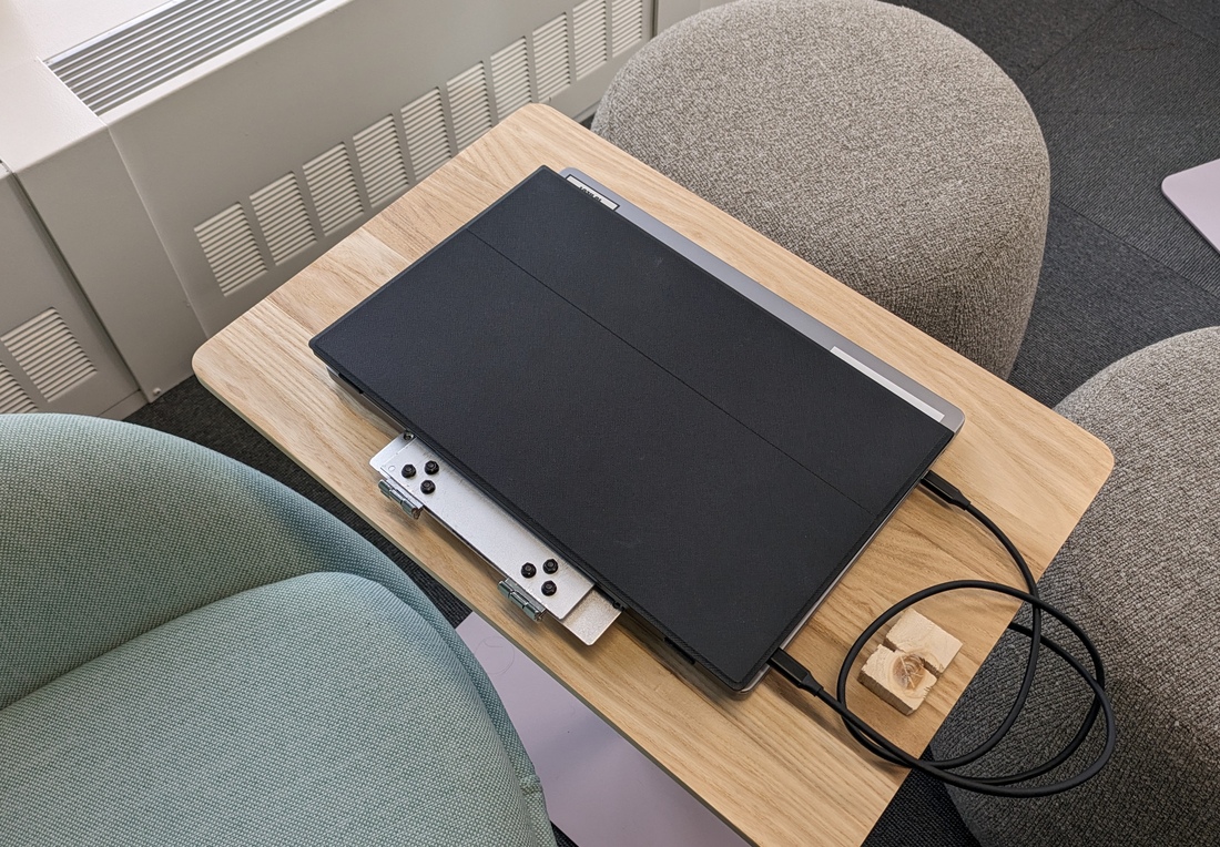 Stacked Laptop Monitor